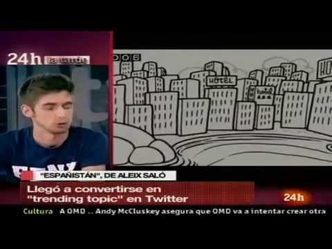 Entrevista a Aleix Saló ('Españistan') en el canal 24H. - YouTube