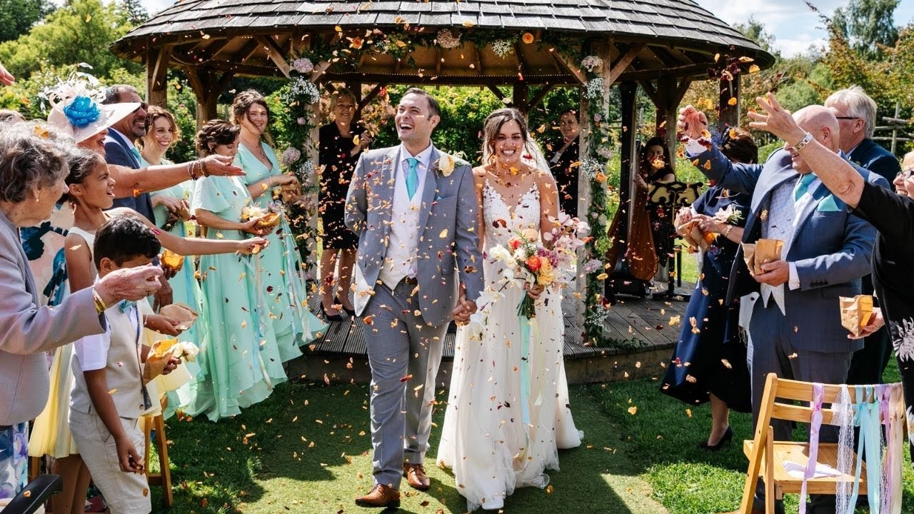 OUR WEDDING HIGHLIGHTS | THE GARDENS YALDING, JULY 2021 - YouTube
