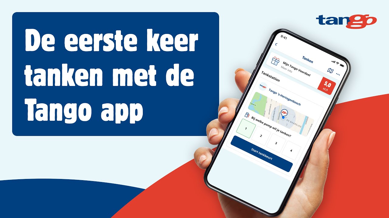 1e keer tanken met de nieuwe Tango app (uitgebreid) - YouTube