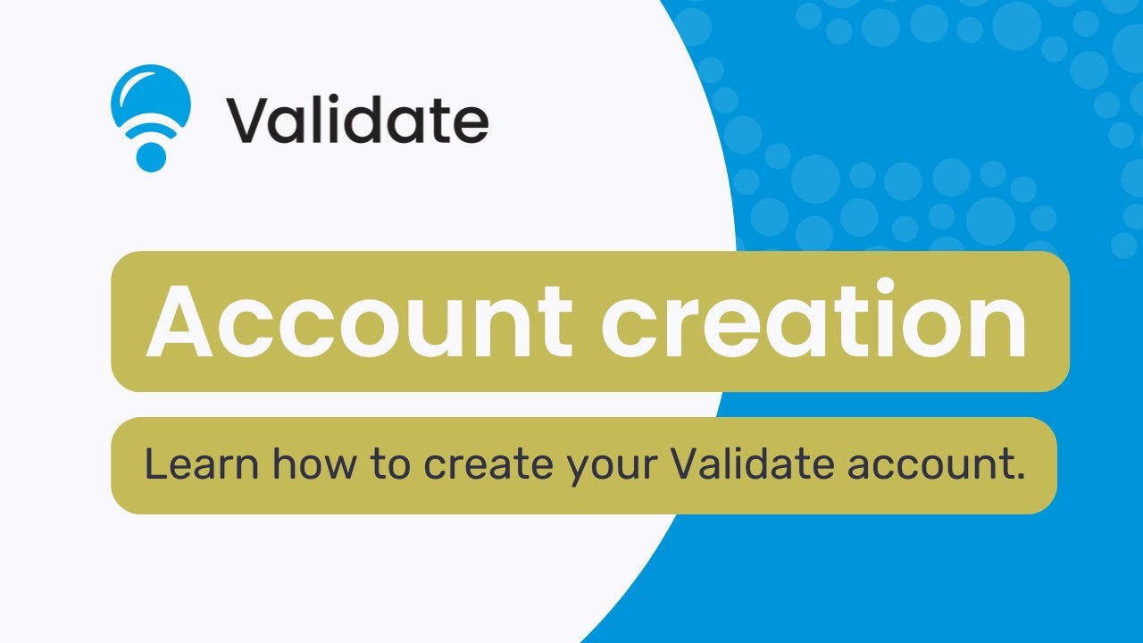 Signing up to SimVenture Validate - YouTube