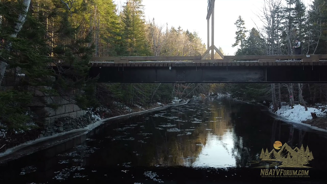ATV Country Wheelers Bridge. Under bridge drone flyby. - YouTube