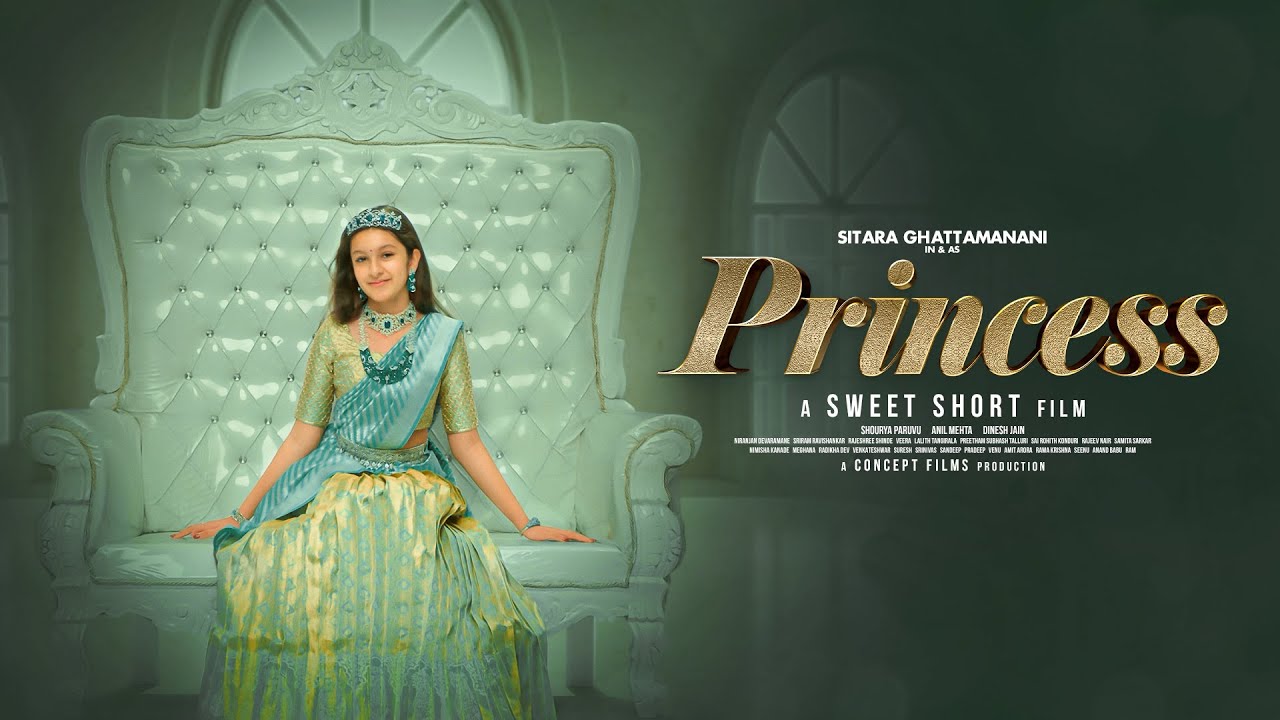 Sitara Ghattamaneni's "Princess" | PMJ Jewels AD Film | # ...
