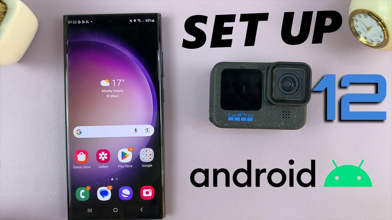 How To Set Up GoPro HERO 12 For Beginners With Android Phone - YouTube