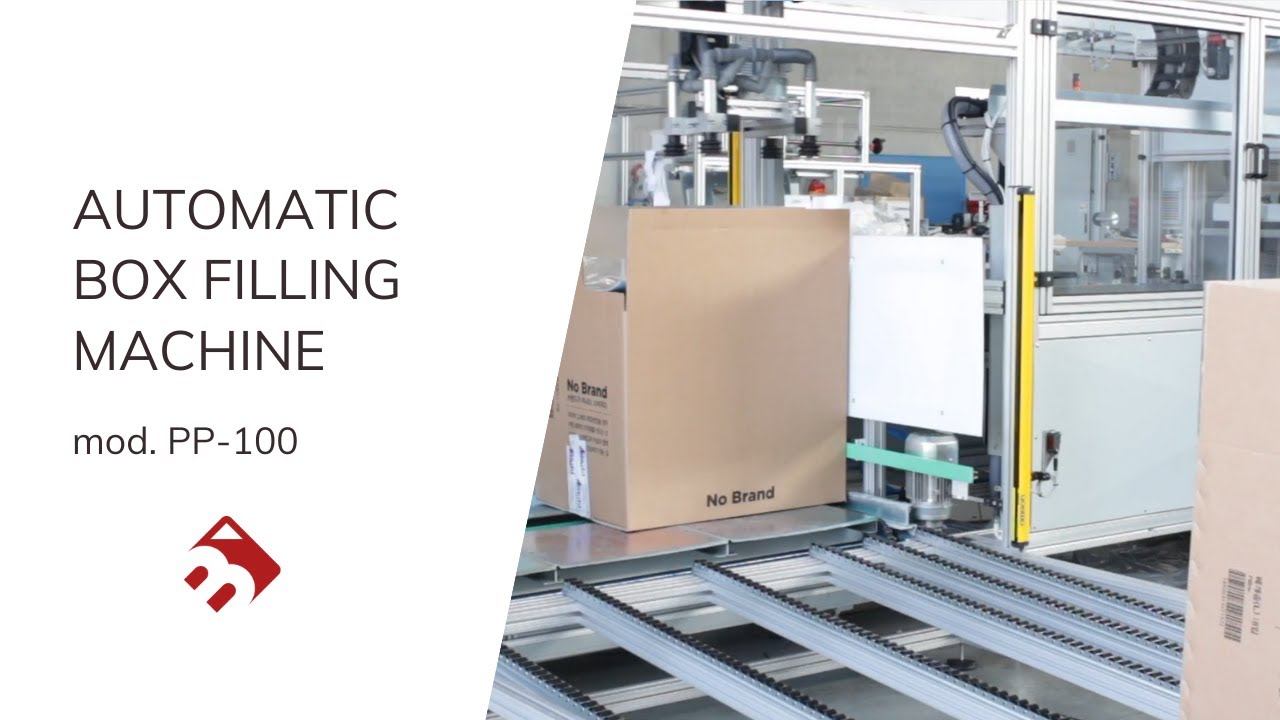 Automatic Box Filling Machine mod. PP-100 - YouTube