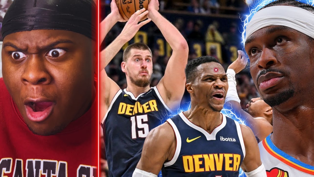 JOKIC IS UNSTOPPABLE 👿Thunder vs Nuggets *REACTION* DID SGA BLEW IT ...