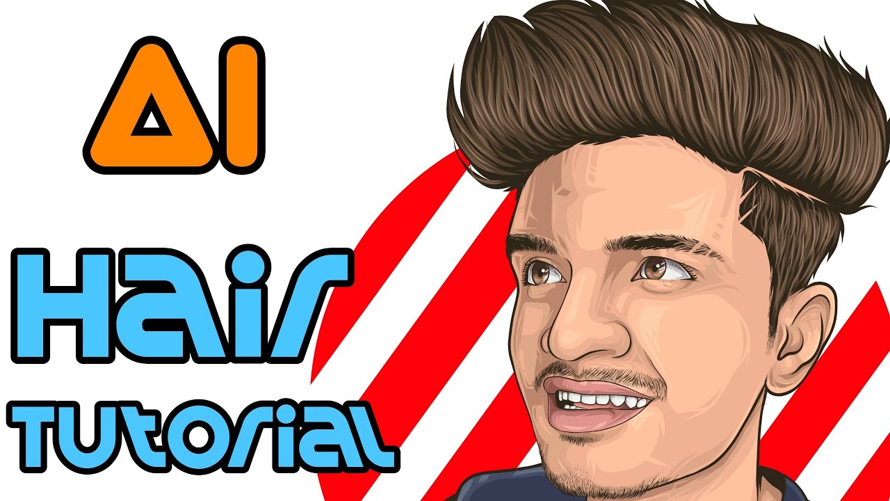 Vector art, Heir details tutorial. Adobe illustrator draw on android ...