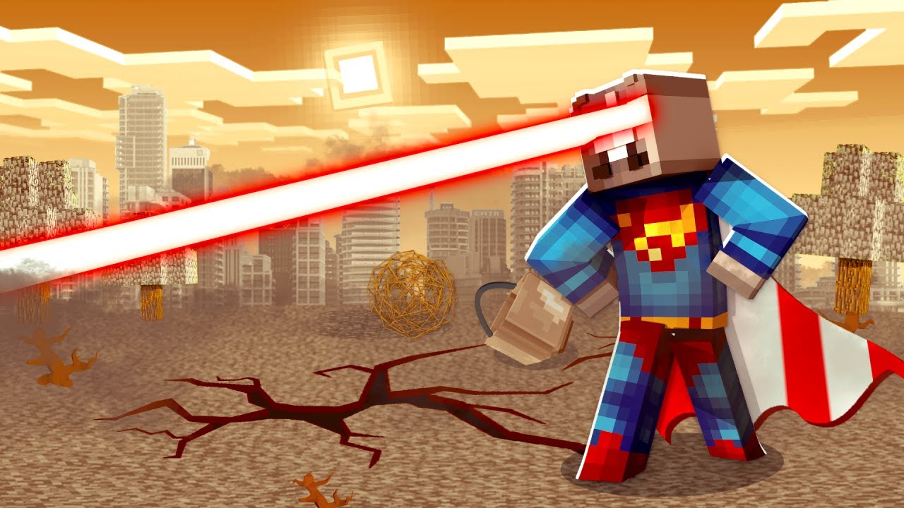 HOW I GOT LAZER VISION IN MINECRAFT! - YouTube