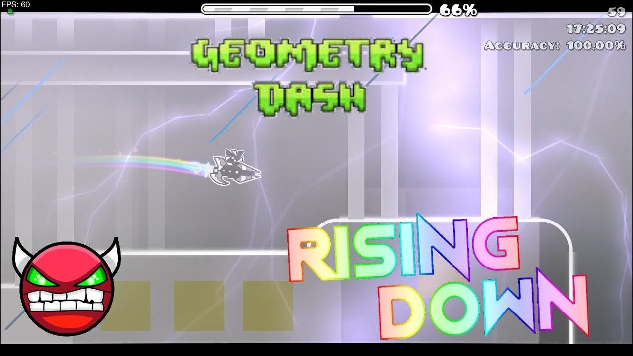 Rising Down // 100% // Geometry dash // BlockVN - YouTube