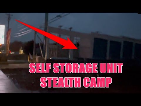 Self Storage Stealth Camp - YouTube