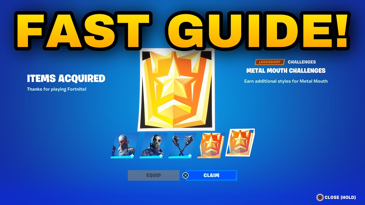 How To COMPLETE ALL METAL MOUTH QUESTS CHALLENGES in Fortnite! (Quests ...