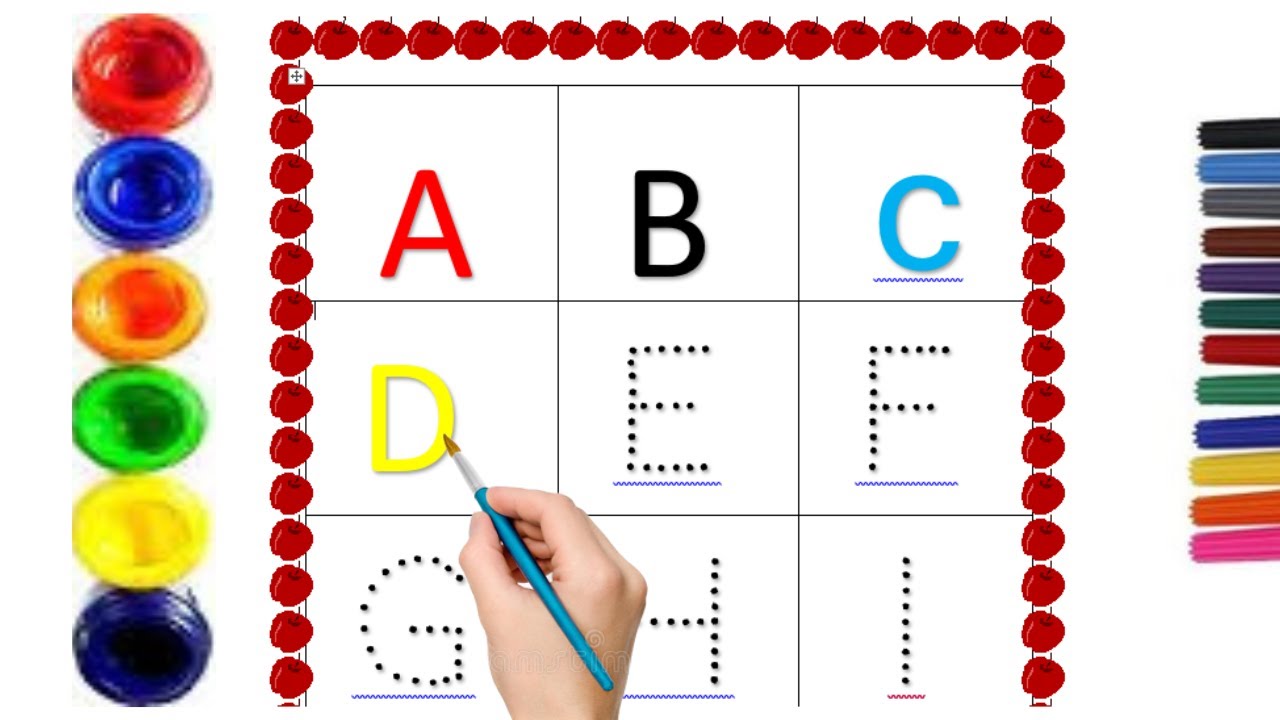 A to Z | ABCD | learn how to write alphabets | abcd in english - YouTube