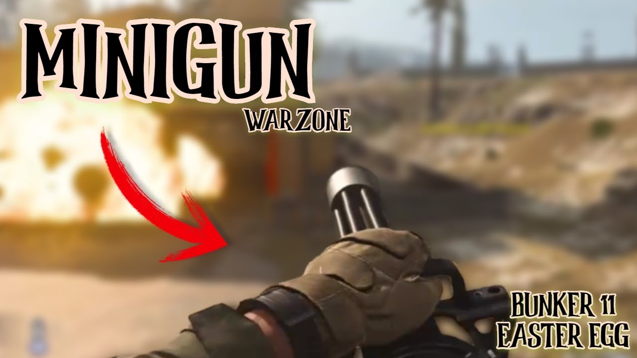 CONSIGO LA MINIGUN DE WARZONE | EASTER EGG BUNKER 11 | CALL OF DUTY ...