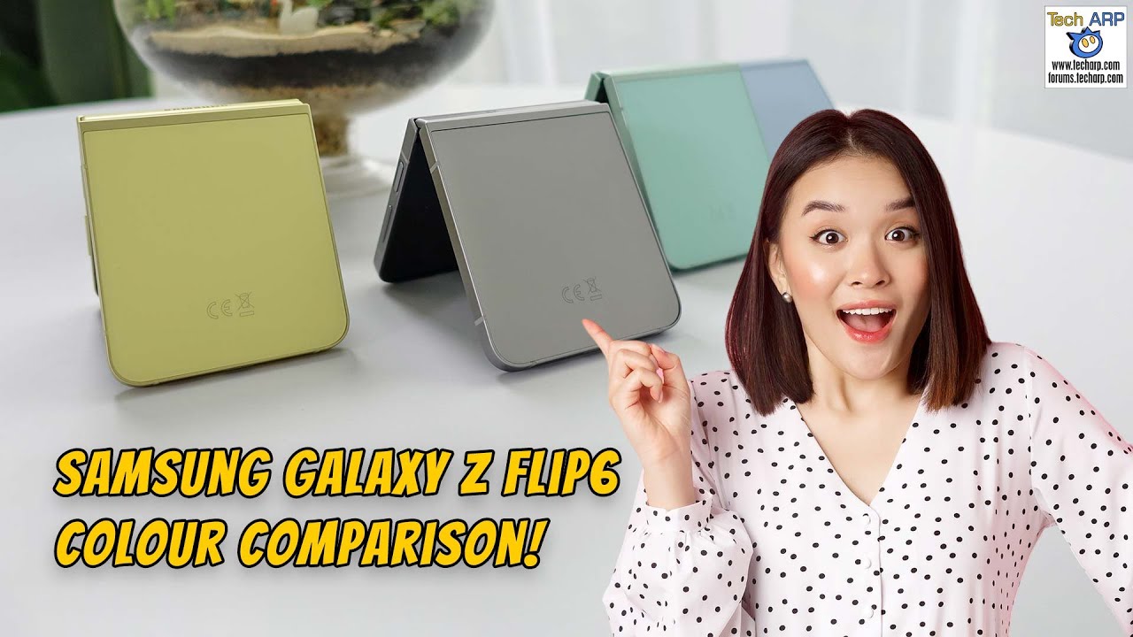 Samsung Galaxy Z Flip 6 Colour Comparison - All Main Colours In 4K ...