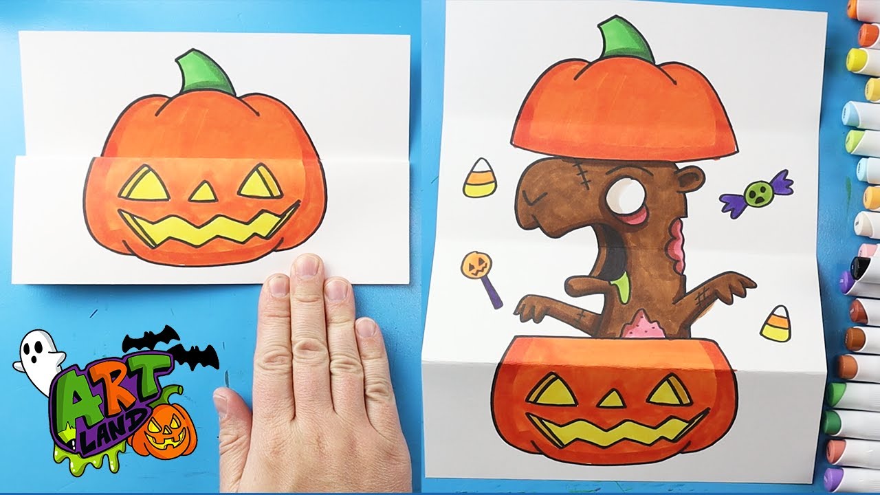 How to Draw a Zombie Capybara Surprise Fold - YouTube