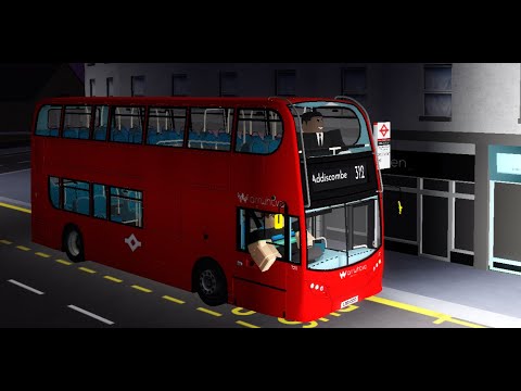 Roblox Croydon Route Visual 312 from South Croydon Bus Garage to ...