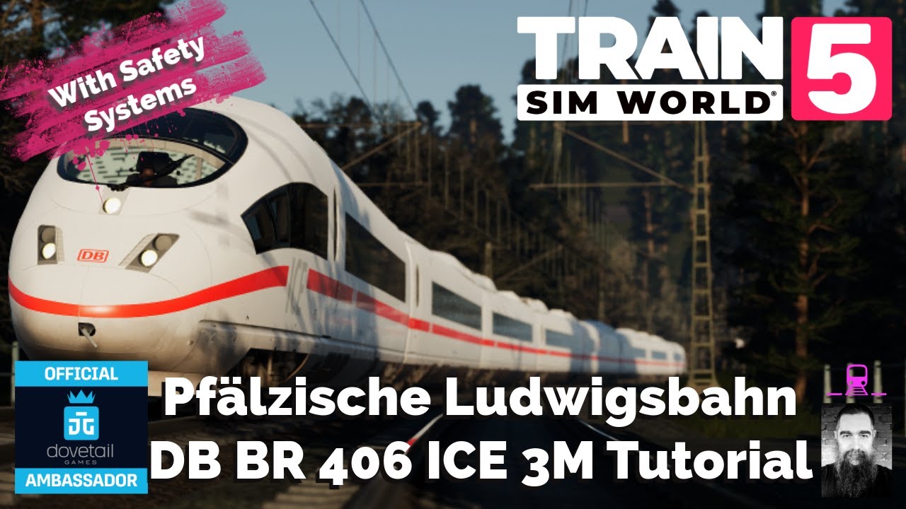 DB BR 406 ICE 3M Tutorial for Pfälzische Ludwigsbahn - YouTube
