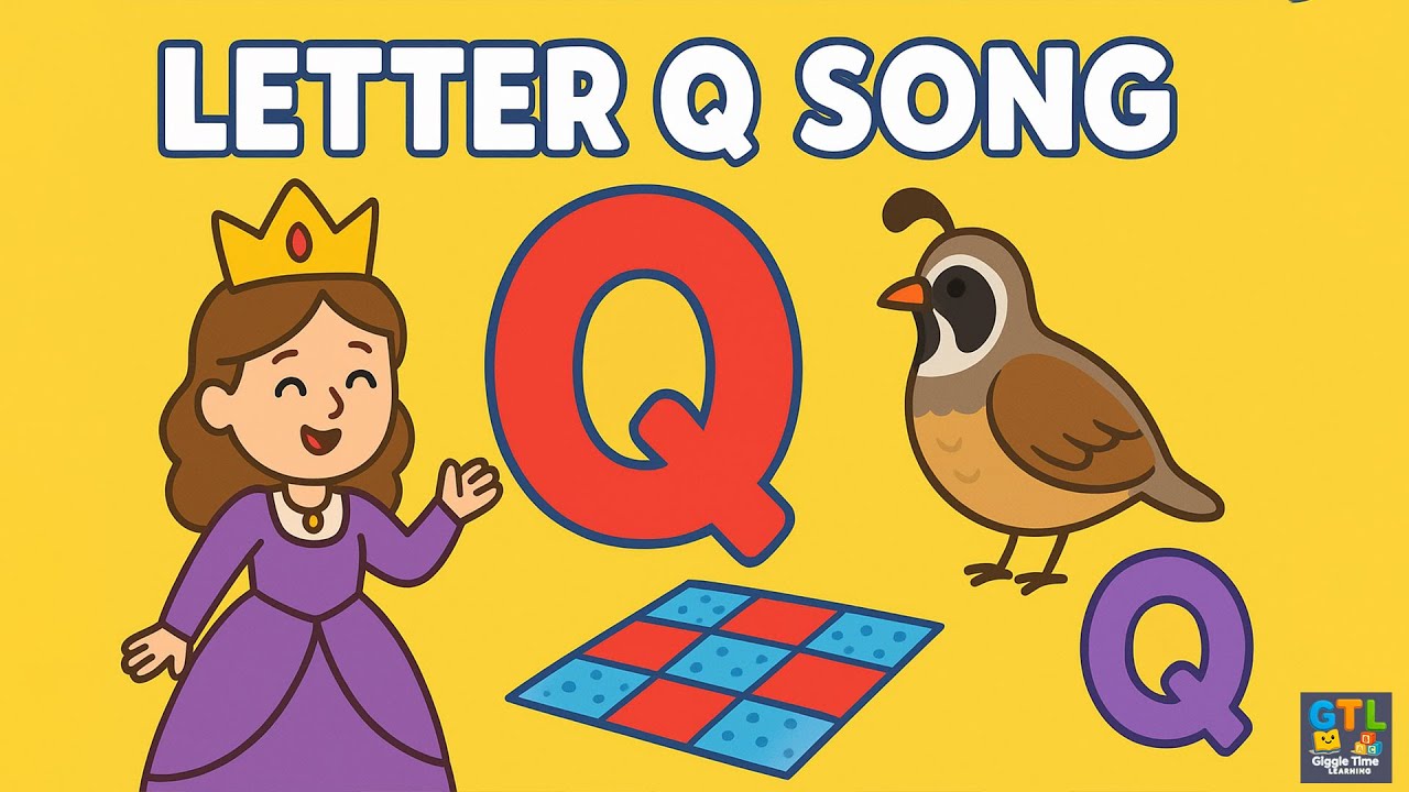 Letter Q Song for Kids | Learn Q Words with Fun Music & Animation ...