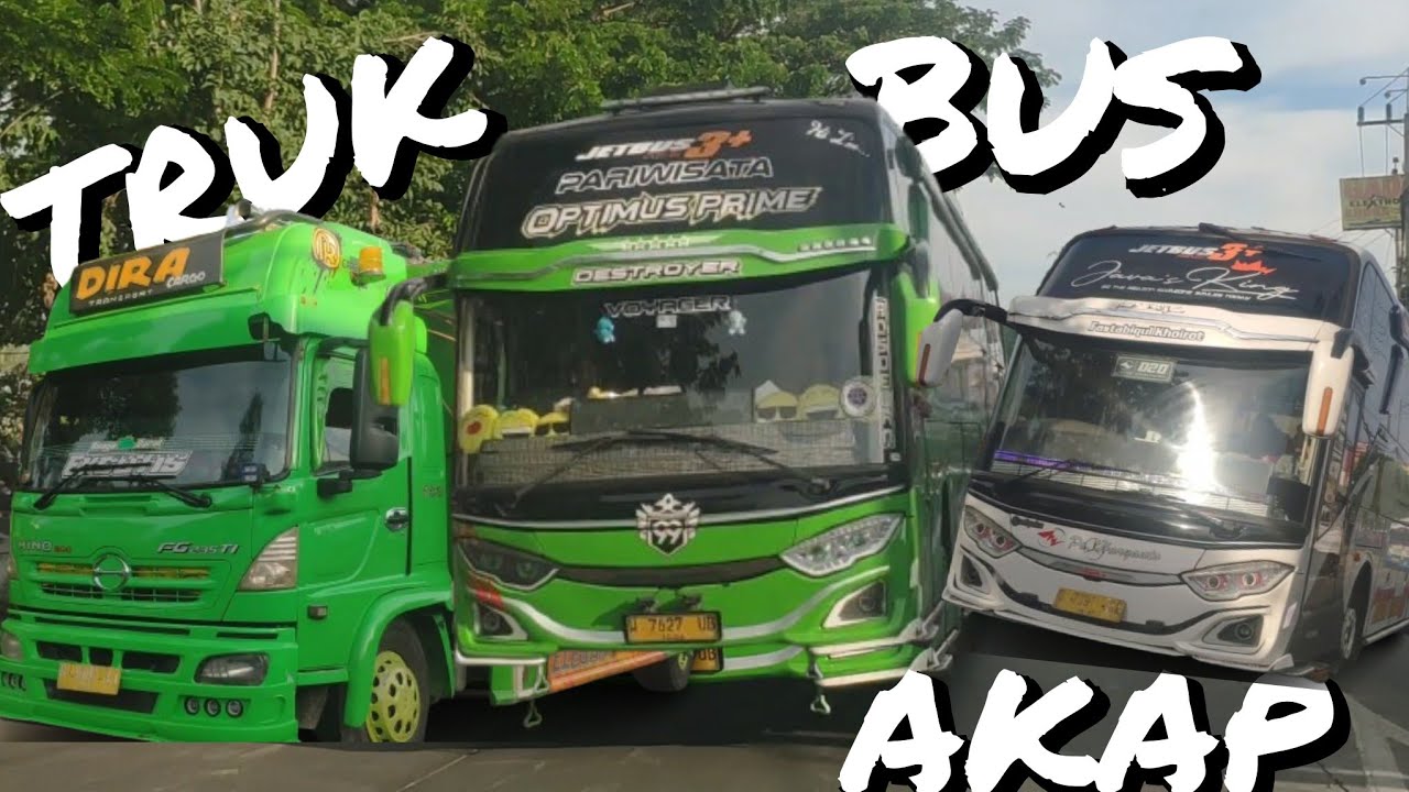 TRUK BUS AKAP Telolet Basuri | BUS AKAP nada ViRal ARF | Bus Indonesia ...