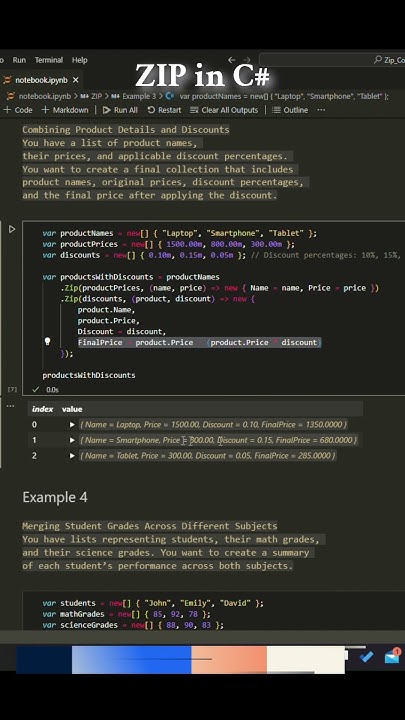 C Tips Master The C Zip Function In 1 Minute Shorts Coding Csharp Dotnet Codingtips