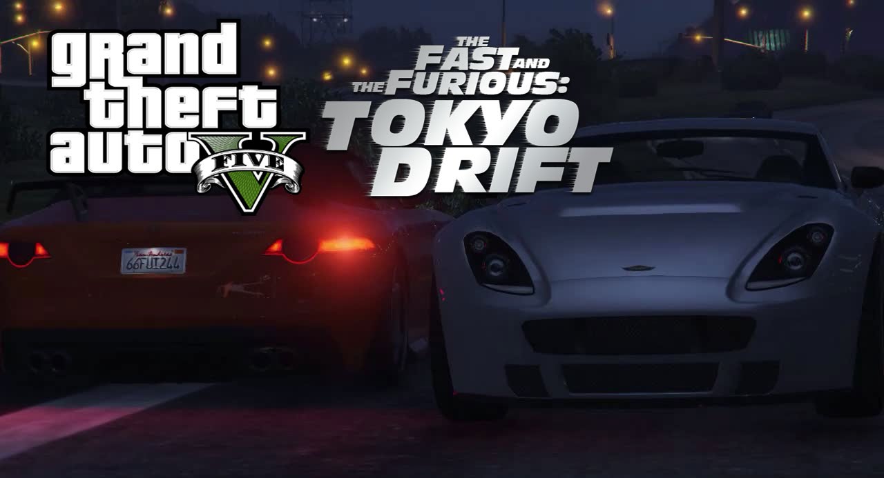 GTA V FnF Tokyo Drift Donut Drift Scene Remake [Rockstar Editor] - YouTube