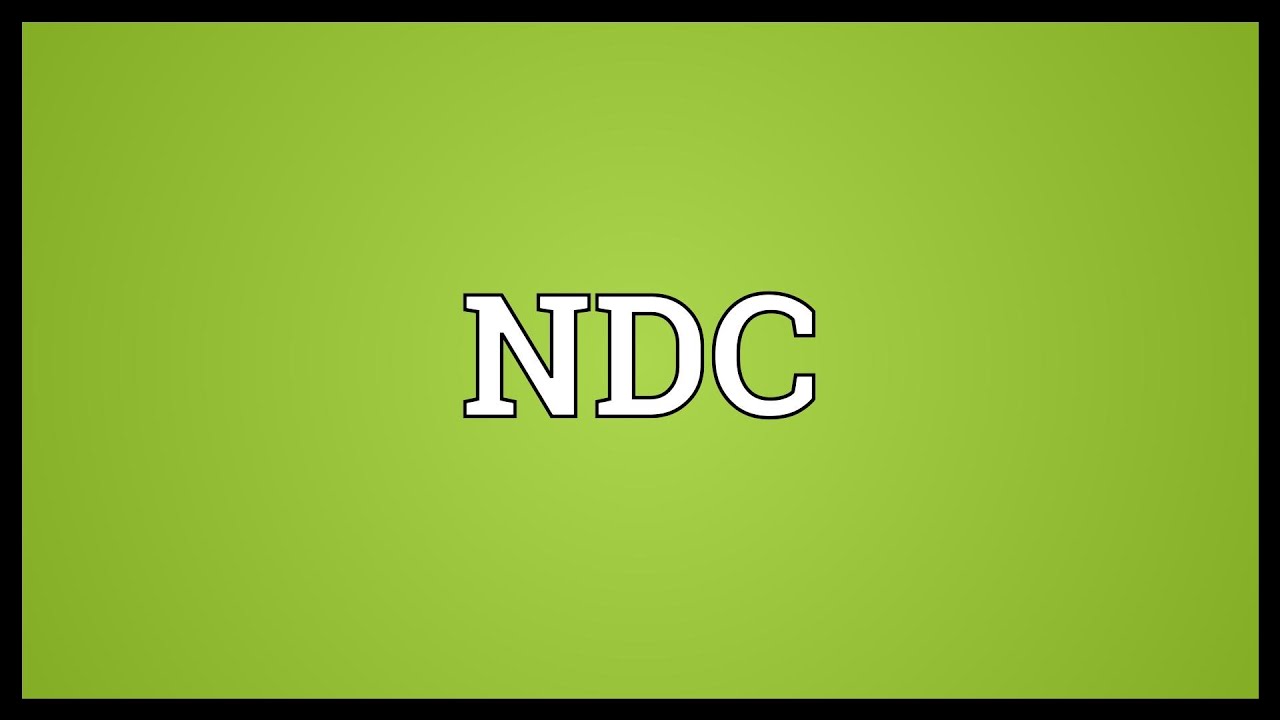 NDC Meaning - YouTube