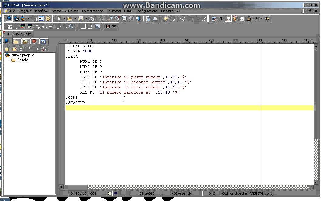 Tutorial 12 - Imparare Assembly (8086) - YouTube