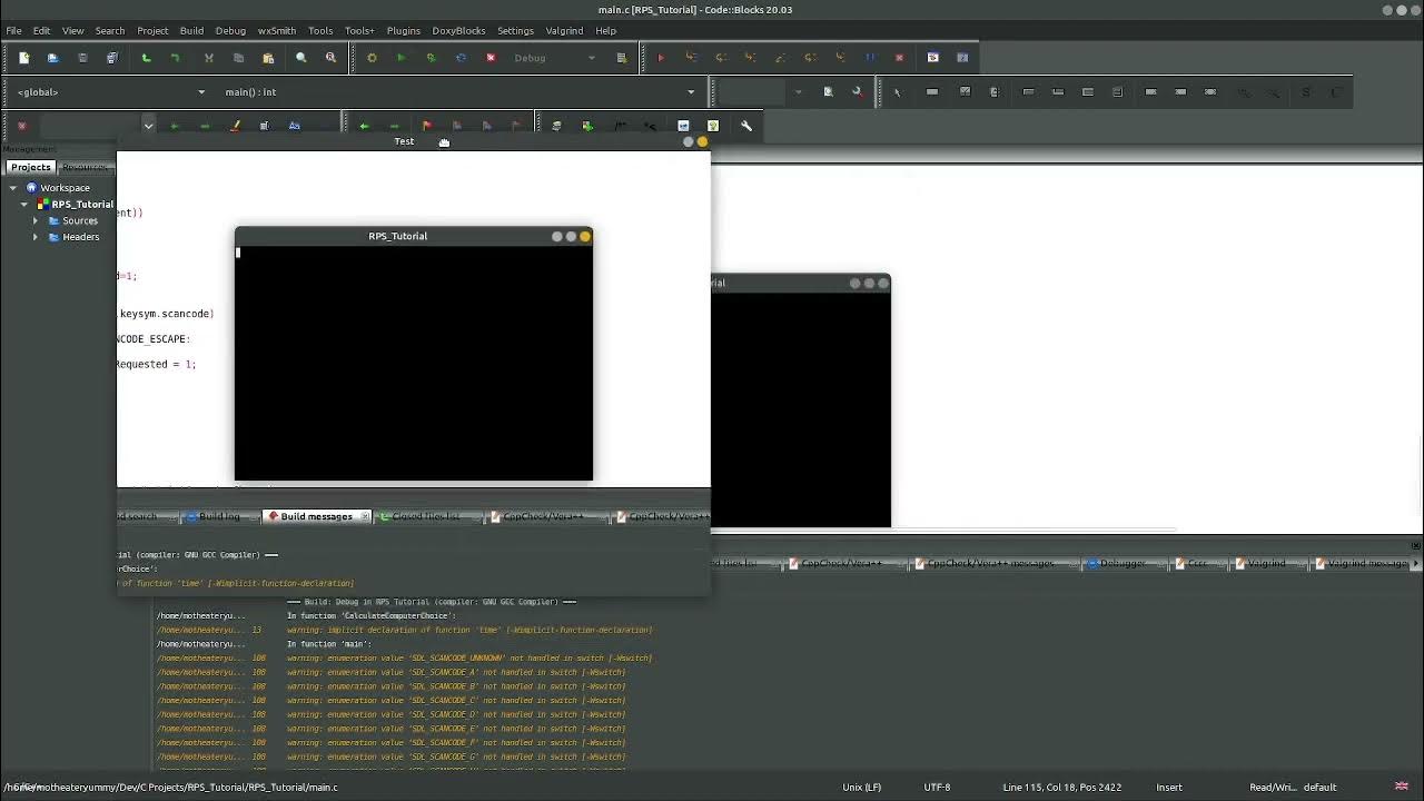 C Programming - SDL2 - Rock Paper Scissors Beginner (Tutorial 03) - YouTube