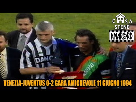 VENEZIA-JUVENTUS 0-2 GARA AMICHEVOLE 11 GIUGNO 1994 RETI DI DI LIVIO E RAVANELLI #CASASTENE