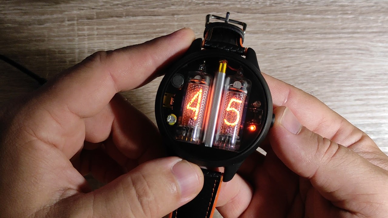 Nixie Watch Nixie Tubes in-16 - YouTube