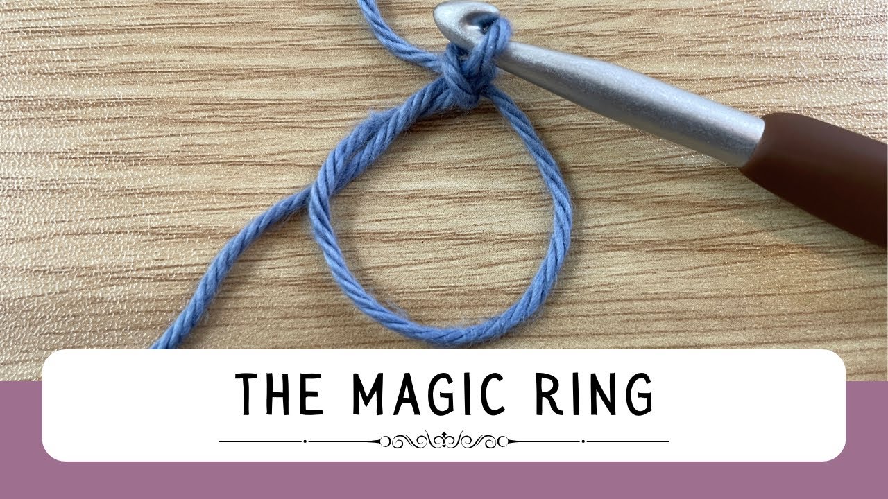 How to Crochet a Magic Ring (or Magic Circle) | Beginners - YouTube