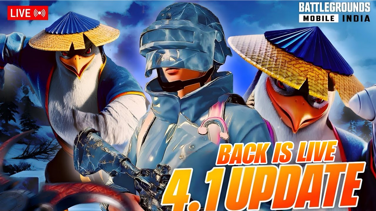 BGMI NEW 4.1 UPDATE IS HERE ️BGMI NEW UPDATE FULL RUSH GAMEPLAY | BGMI ...