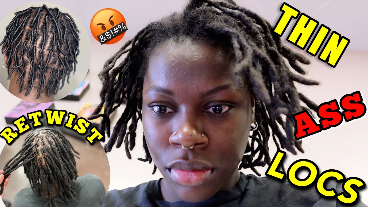 LOC UPDATE: THIN LOCS, BREAKAGE AT THE ROOT, ACV DETOX + LOC RETWIST ...