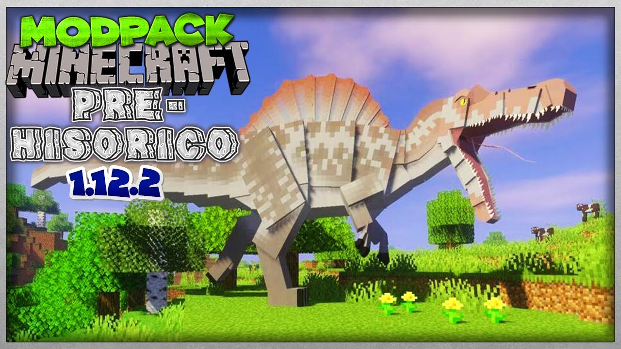 MODPACK PRÉ-HISTÓRICO 1.12.2: CRIE O JURASSIC PARK NO MINECRAFT ...