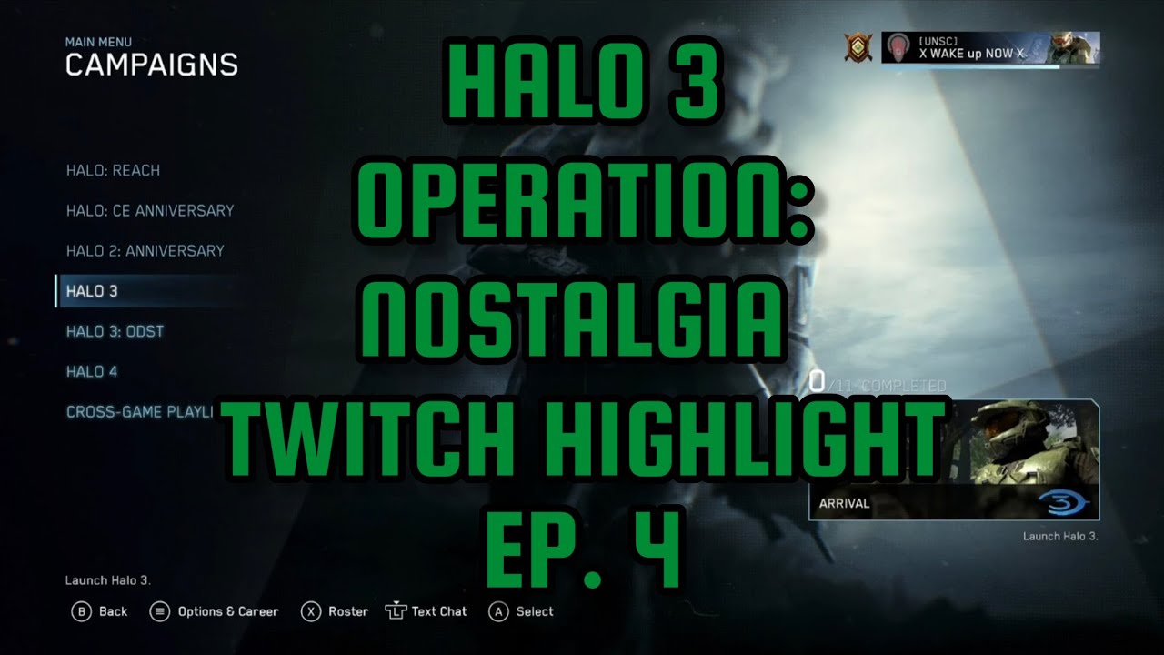 Operation: Nostalgia Halo 3 Full Campaign Gameplay (Twitch Highlight) Ep. 4 - YouTube