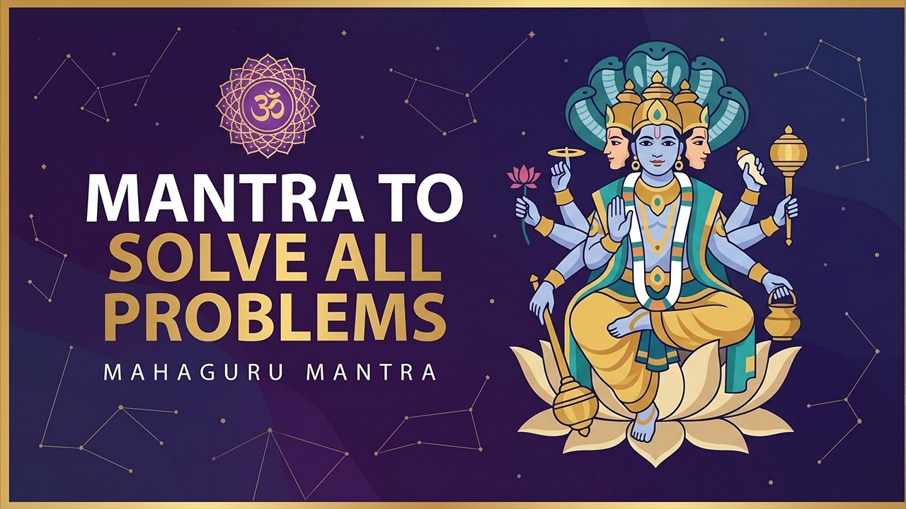 MAHAGURU MANTRA Mantra to solve all problems Powerful!! - YouTube