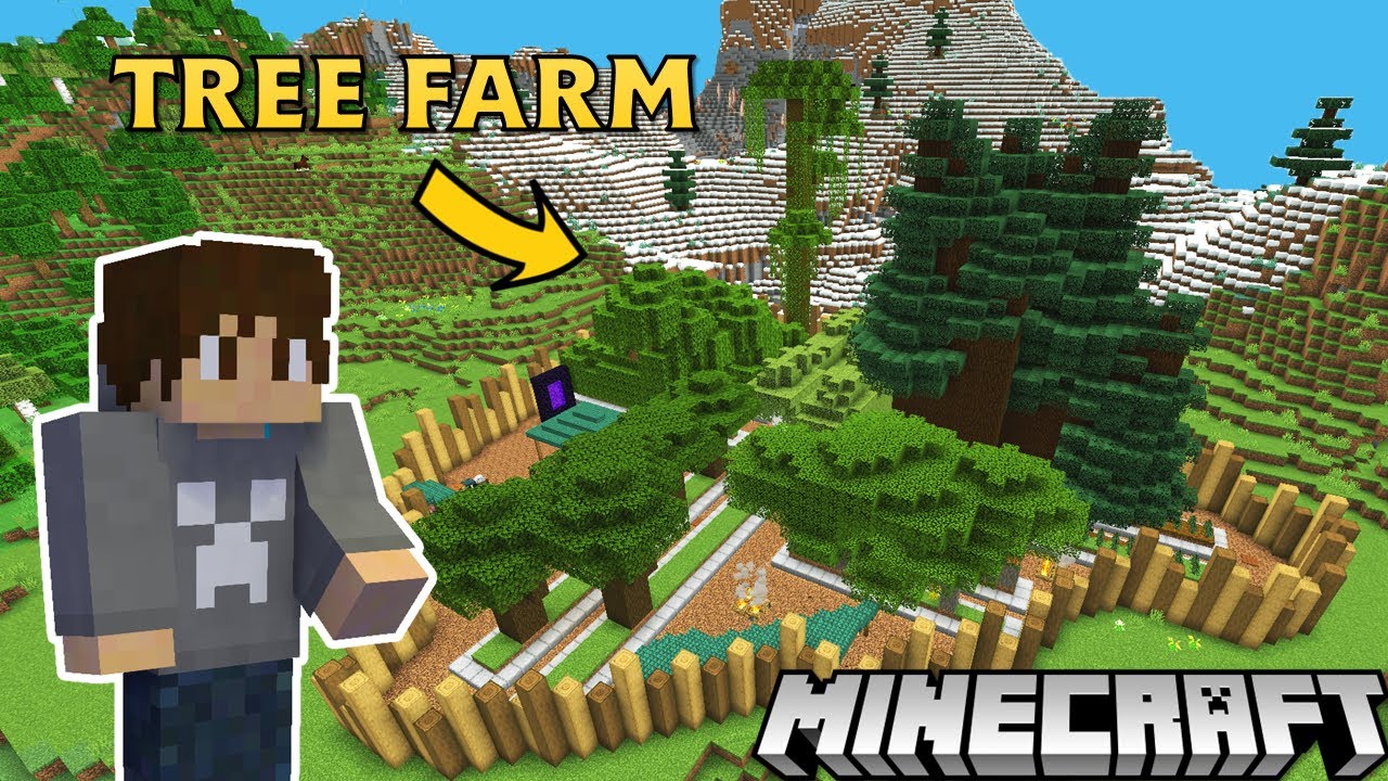 How to Build a LOGGING CAMP in Minecraft 1.18 Survival - YouTube