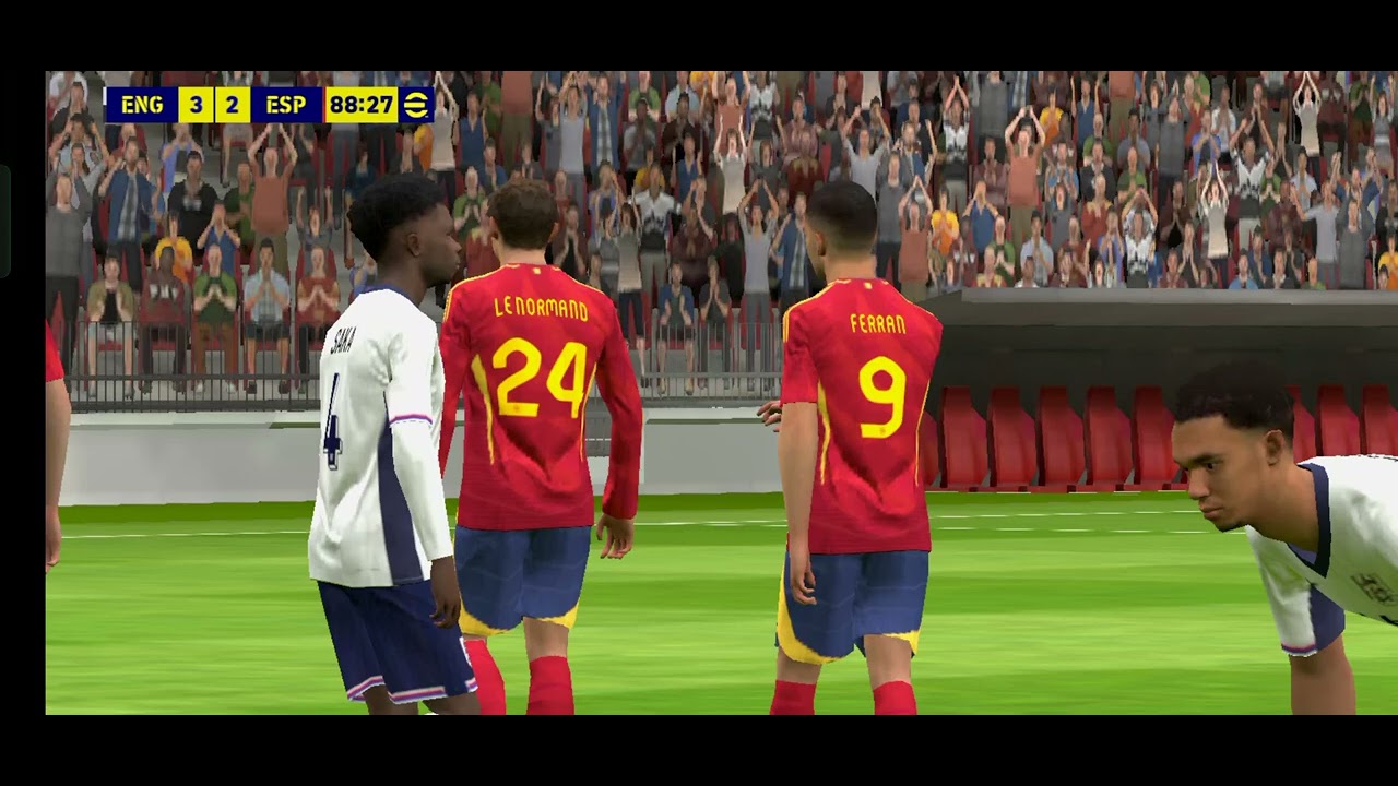 Spain 3-3 England efb Penalty 4-2 - YouTube