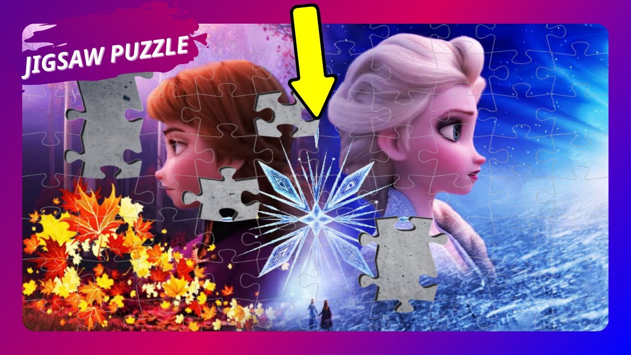 MOVIE - FROZEN 2 (2019) - ELSA AND ANNA - #4 Jigsaw Puzzle 40/80 Pieces ...