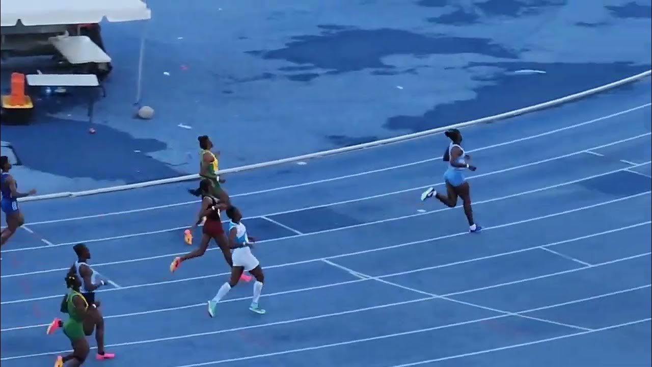 Theanna Lee Terrelonge Claims Victory In U20 Girls 100m At Carifta