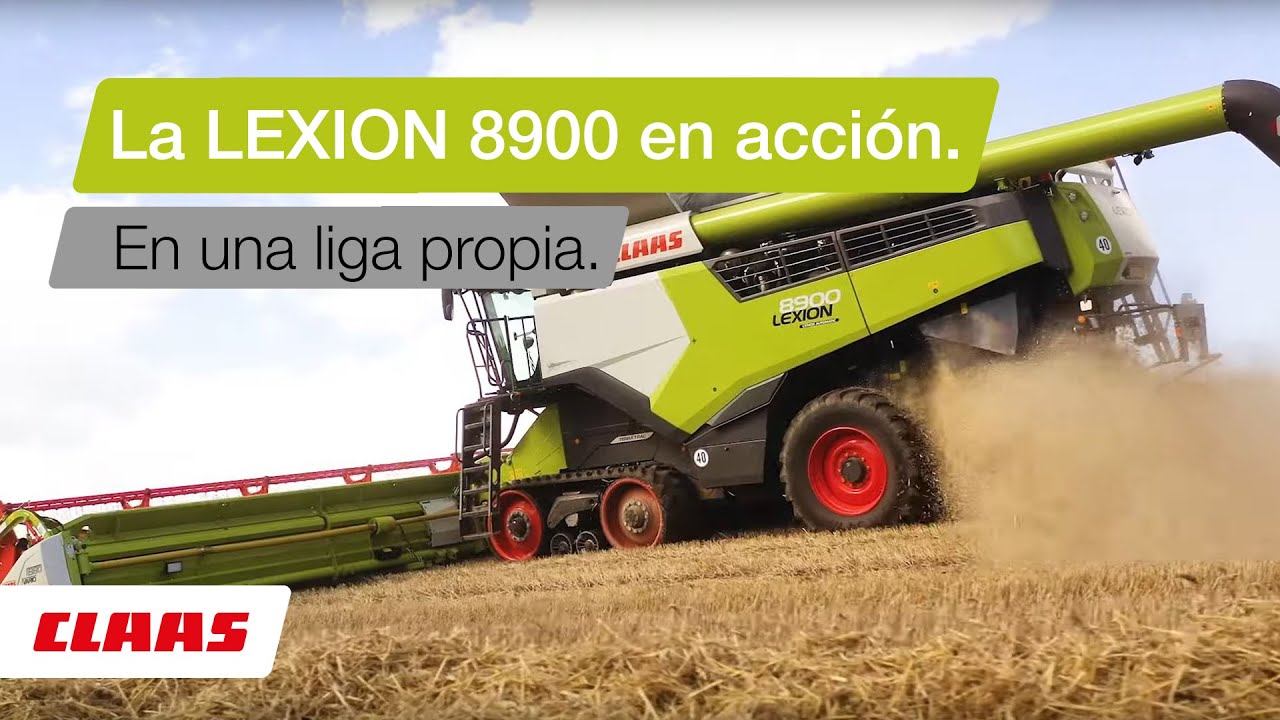 La LEXION 8900 en acción | En una liga propia - YouTube