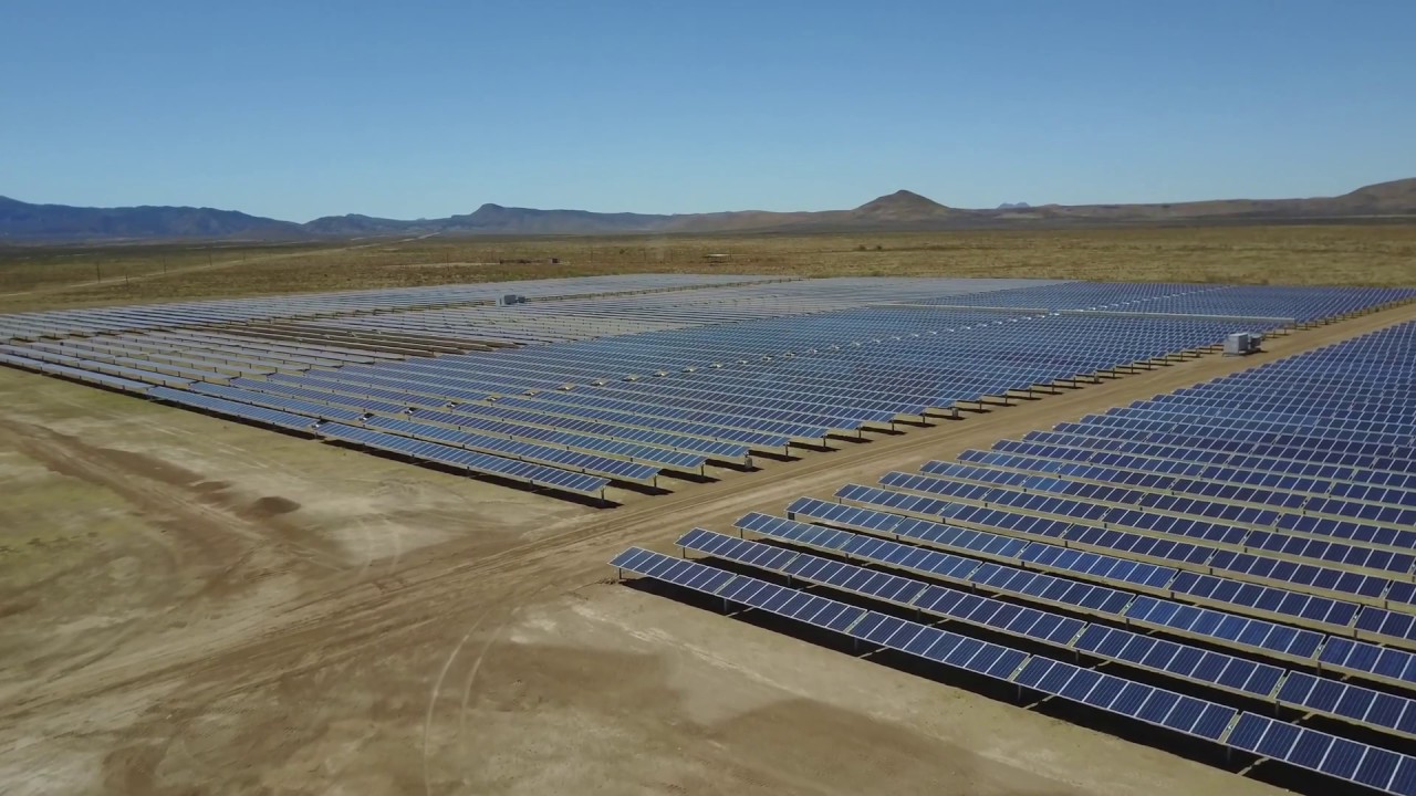 Desert Solar Farm, Texas - YouTube