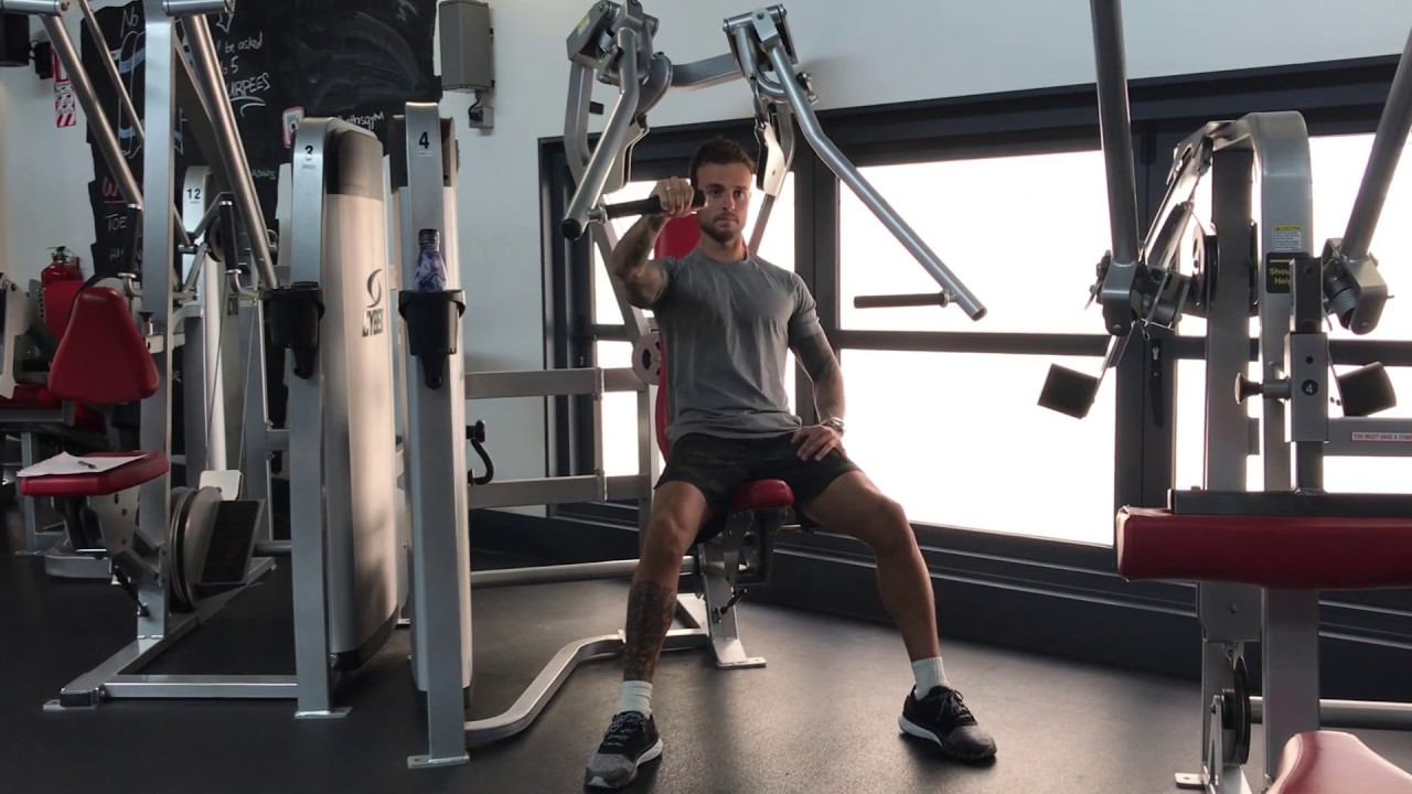 Single Arm Chest Press Machine - YouTube