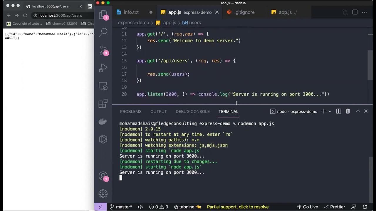 Node JS Tutorial - YouTube