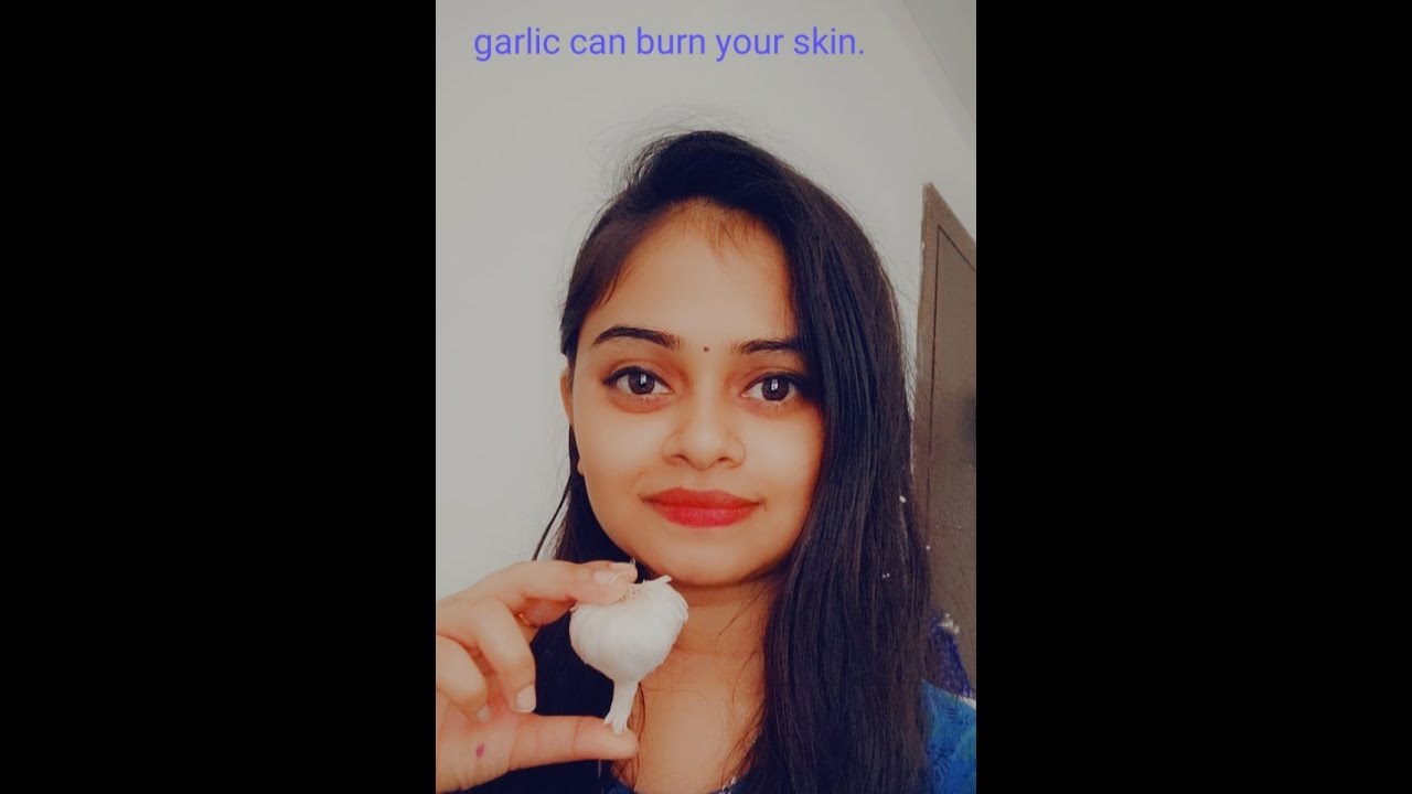 Garlic can burn your skin - YouTube