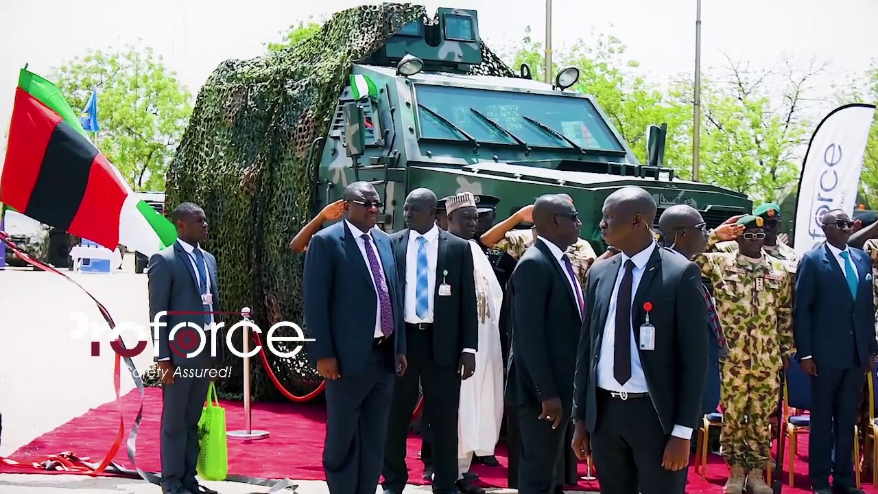 President Muhamamdu Buhari Unveils Proforce MRAPs for the Nigerian Army ...
