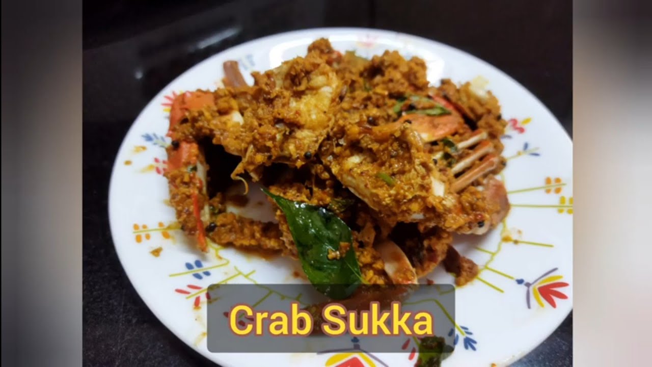 Crab Sukka | Jenji Ajjadina | Mangalore Style Recipe | Mangalore Recipe ...