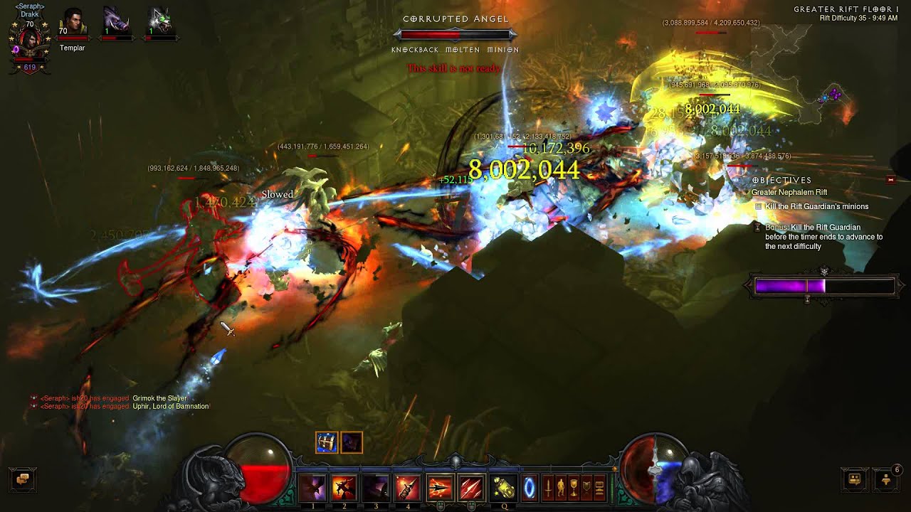 Diablo 3 Demon Hunter Greater Rift level 35 - YouTube