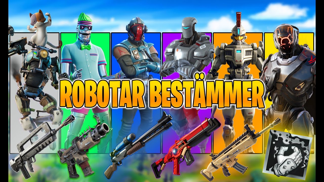 ROBOTAR BESTÄMMER MINA VAPEN I FORTNITE - YouTube