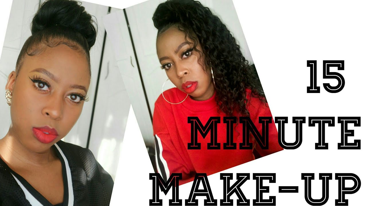 Quick & easy make-up tutorial | & Black opal setting powder review| South african youtuber - YouTube