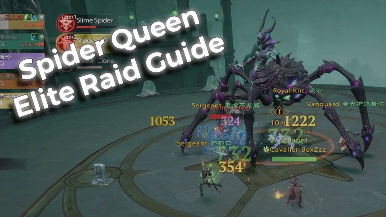 Spider Queen Elite Raid Guide - Tarisland - YouTube